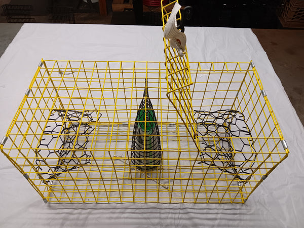 * PICK UP ONLY * E-Z Catch # P-300-Y Quarter Size Crab Pot ( 24 x 12 x ...